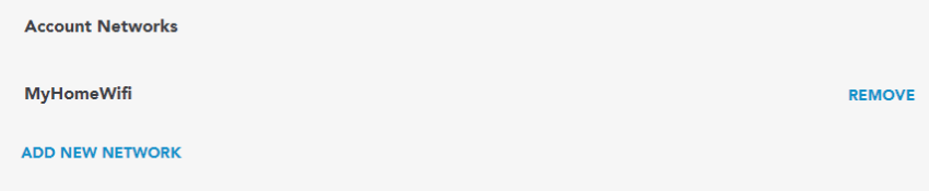 How to remove a Wi-Fi network – Sleep Number